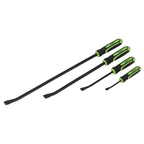 Angled Pry Bar Set with Hammer Cap Heavy-Duty 4pc | Sparkplugs Ltd