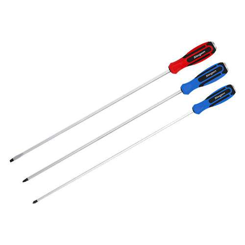 Extra-Long Hammer-Thru Screwdriver Set 3pc | Sparkplugs Ltd