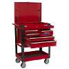 Heavy-Duty Mobile Tool & Parts Trolley with 5 Drawers & Lockable Top ...