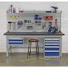 Workbench Steel Industrial 2.1m | Sparkplugs Ltd
