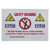 Hybrid/Electric Vehicle Warning Sign | Sparkplugs Ltd
